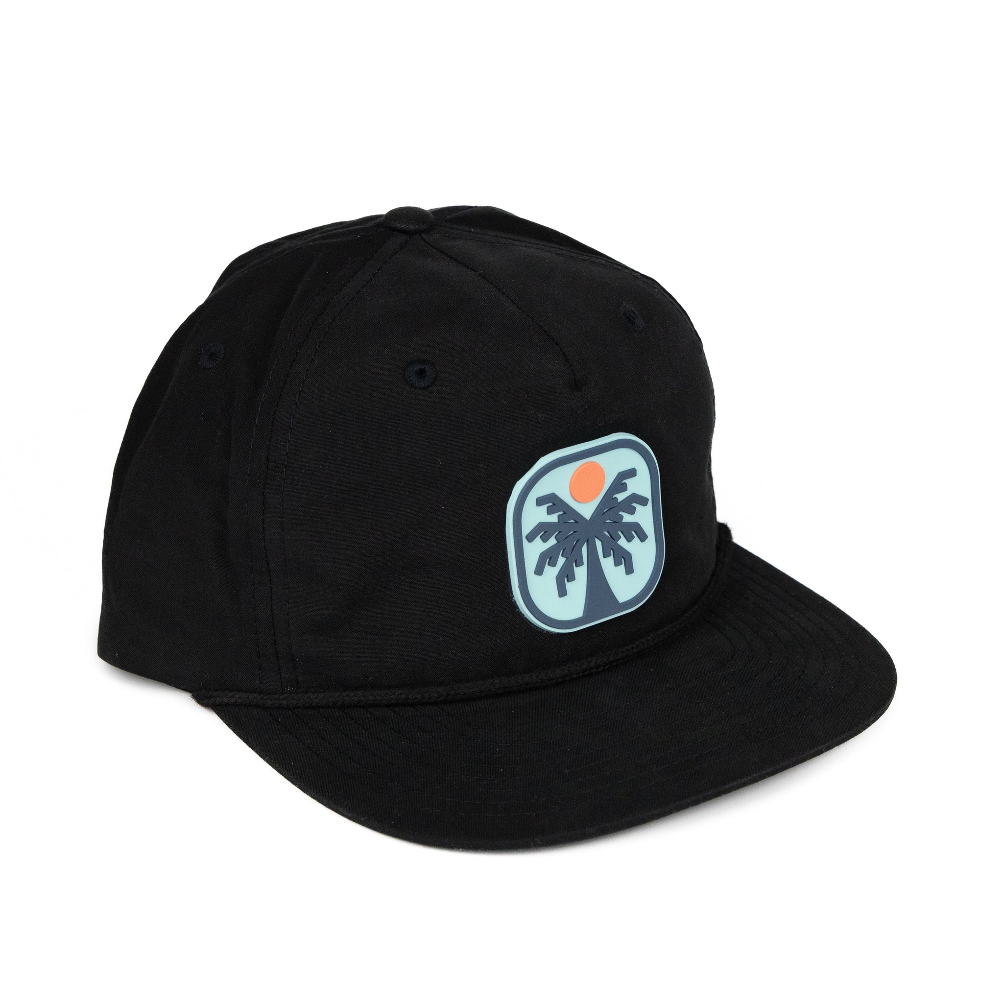 Sol Palm Rope Flatbill Hat - TriPine