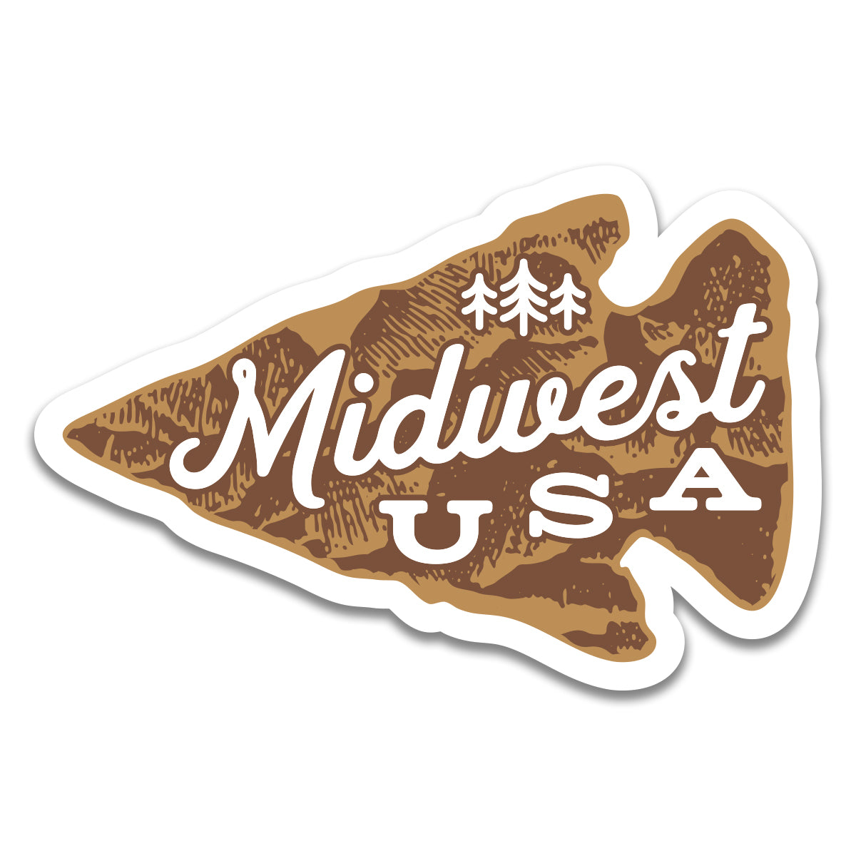 Midwest Arrow Sticker - TriPine